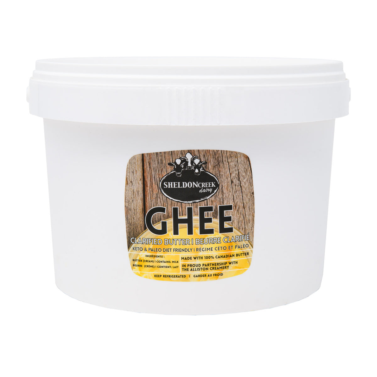 Bulk 4 kg Pail Ghee Plain – Sheldon Creek Supply Co.