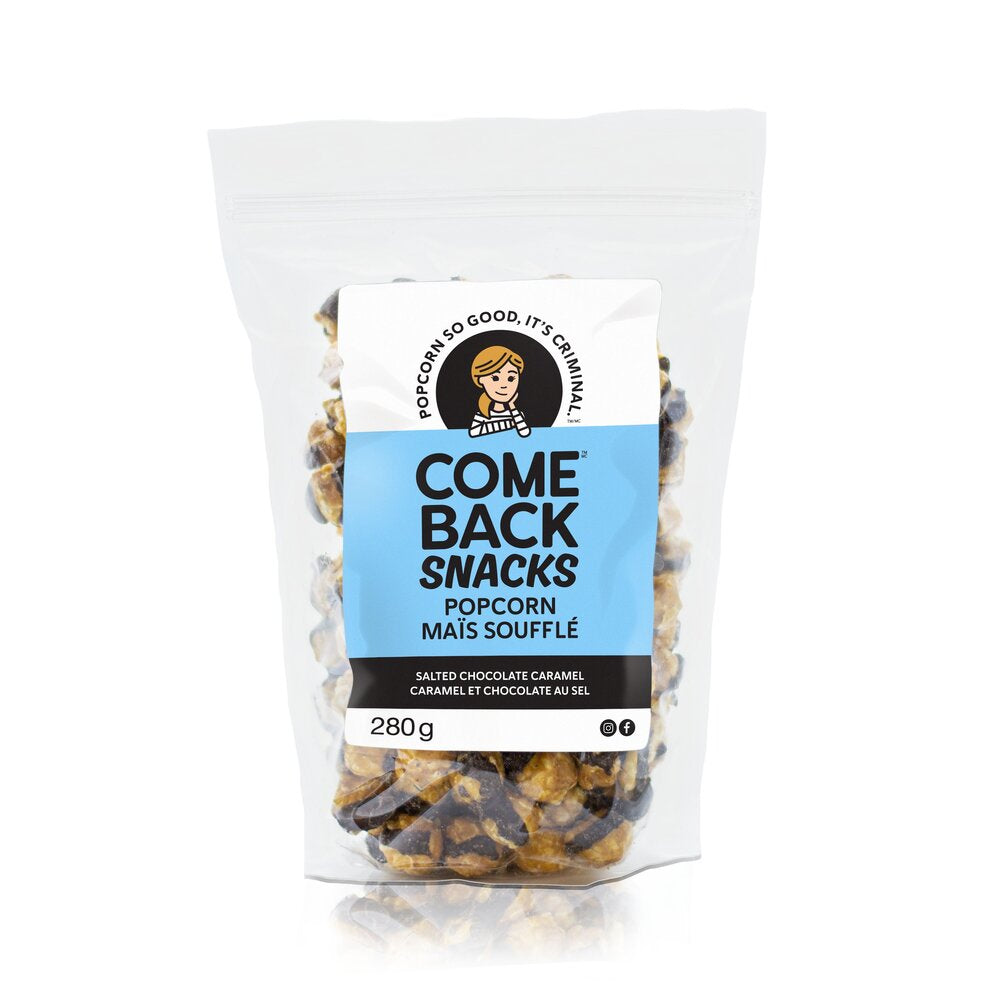 Comeback Snacks: Salted Chocolate Caramel Corn - CASE OF 12 – Sheldon ...