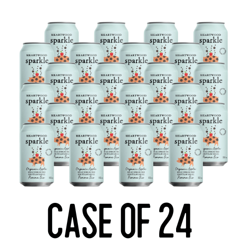 Heartwood Sparkle Organic Apple Cider - CASE of 24 – Sheldon Creek ...