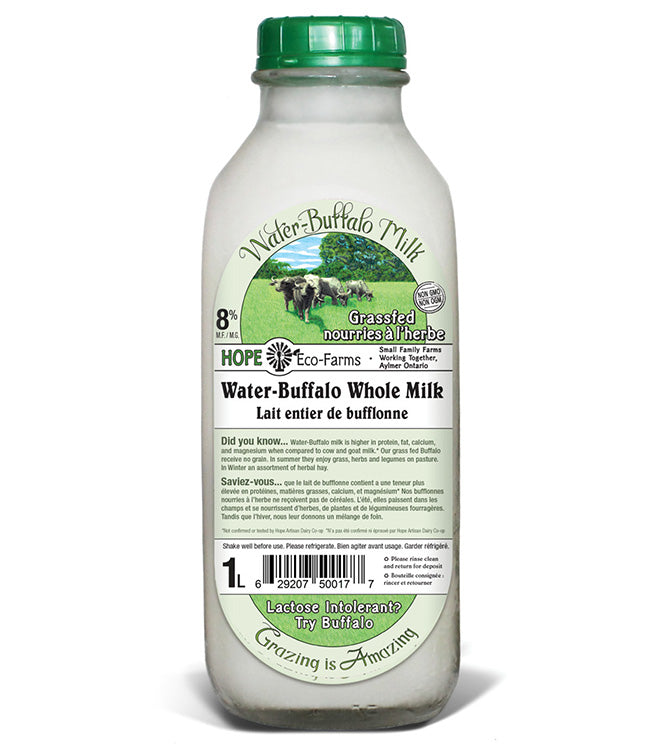 1L Hope Eco Buffalo Milk, Glass – Sheldon Creek Supply Co.