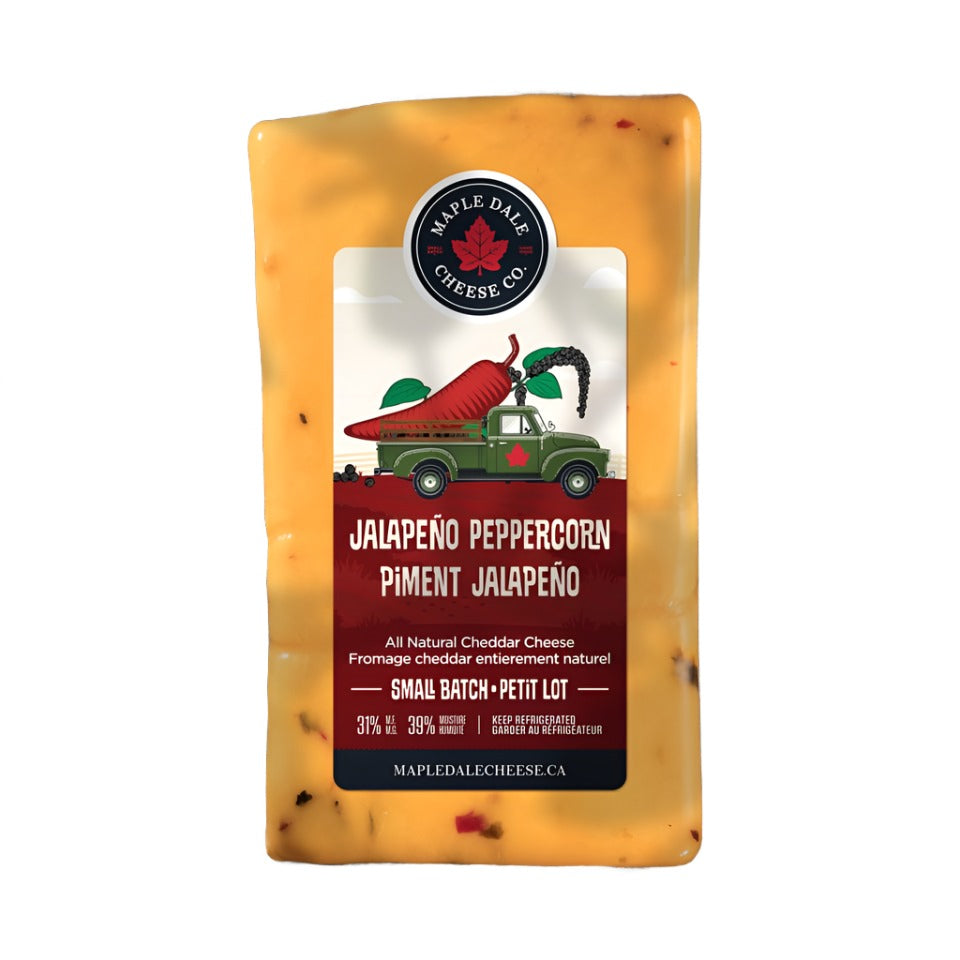 Maple Dale Cheese - Jalapeno Peppercorn Cheddar – Sheldon Creek Supply Co.