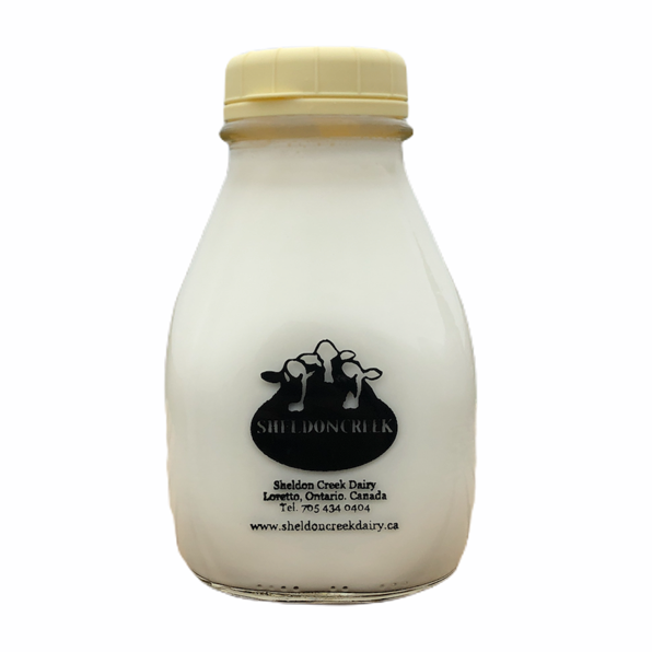 1 Pint Cream 45% Glass Bottle – Sheldon Creek Supply Co.